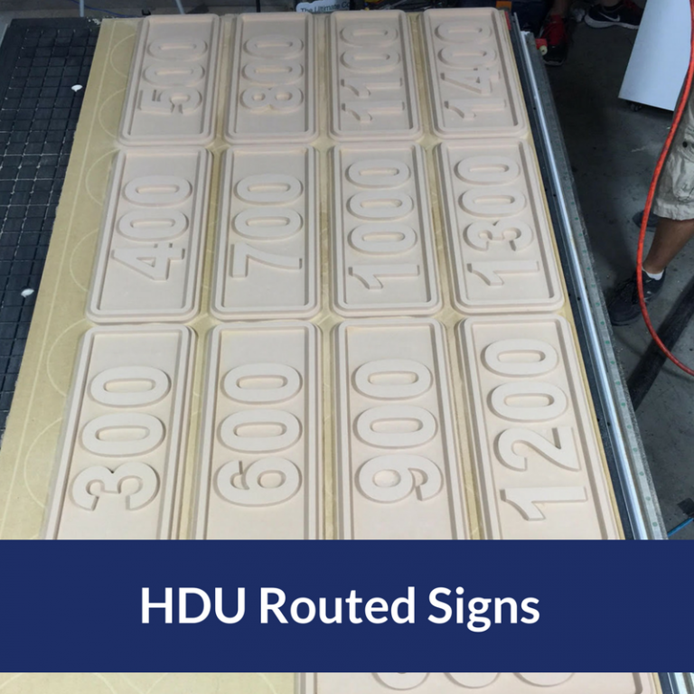 High Density Urethane Foam Is An Excellent Material For Any Sign Type