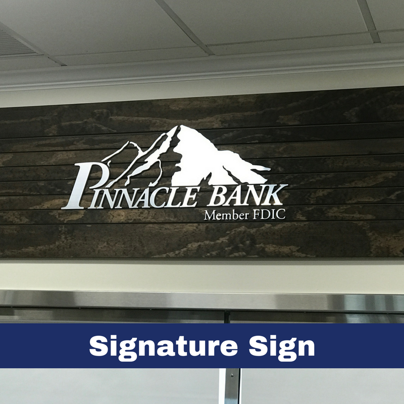Signage Project for Pinnacle Bank’s New Location in West Athens, GA