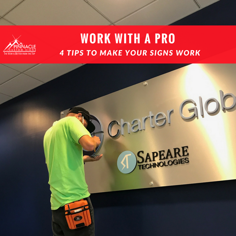 Design Guidelines for Signs: 4 Tips To Make Your Signs Work