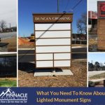 What You Need To Know About Lighted Monument Signs – Pinnacle Custom Signs