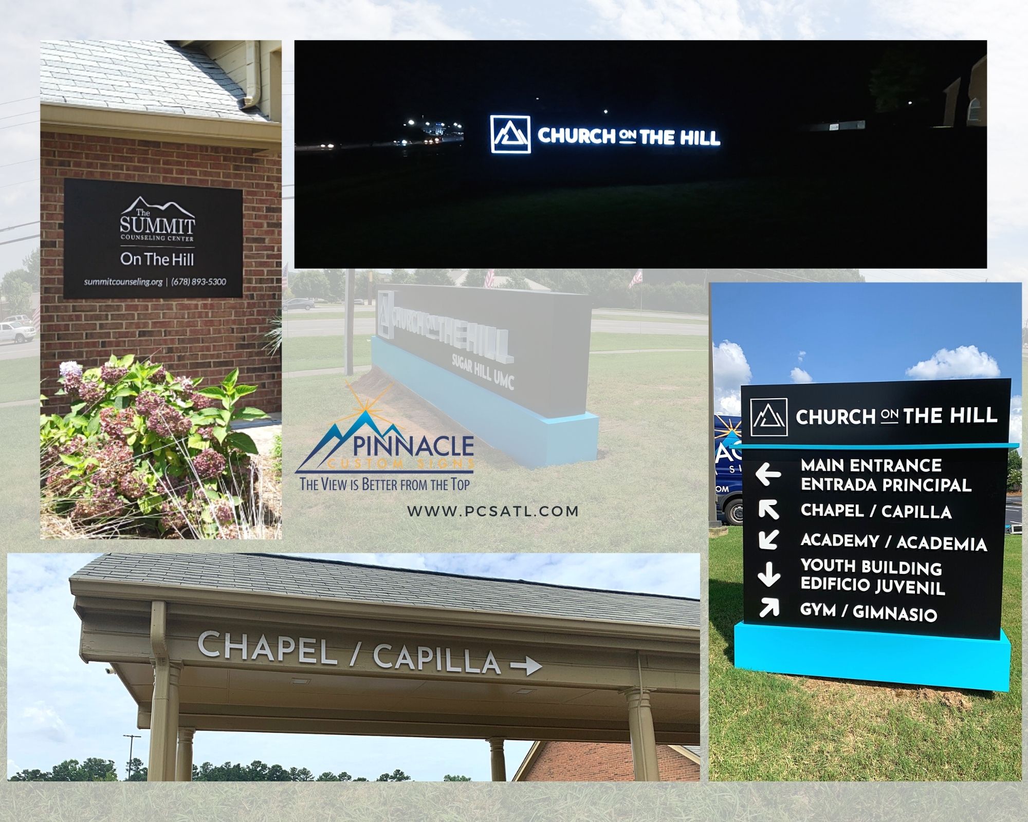 Church Monument Sign - Pinnacle Custom Signs, an Atlanta Sign Company